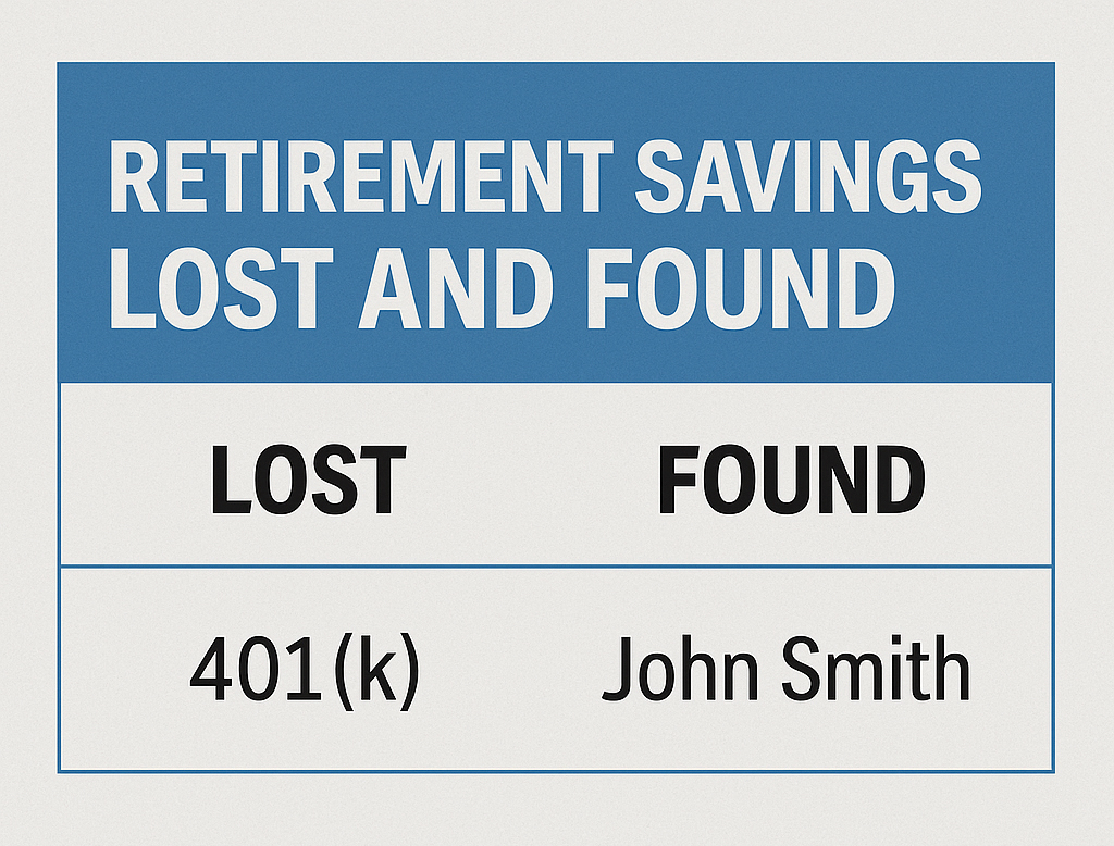 Retirement Savings Lost and Found Database | PPG Partners